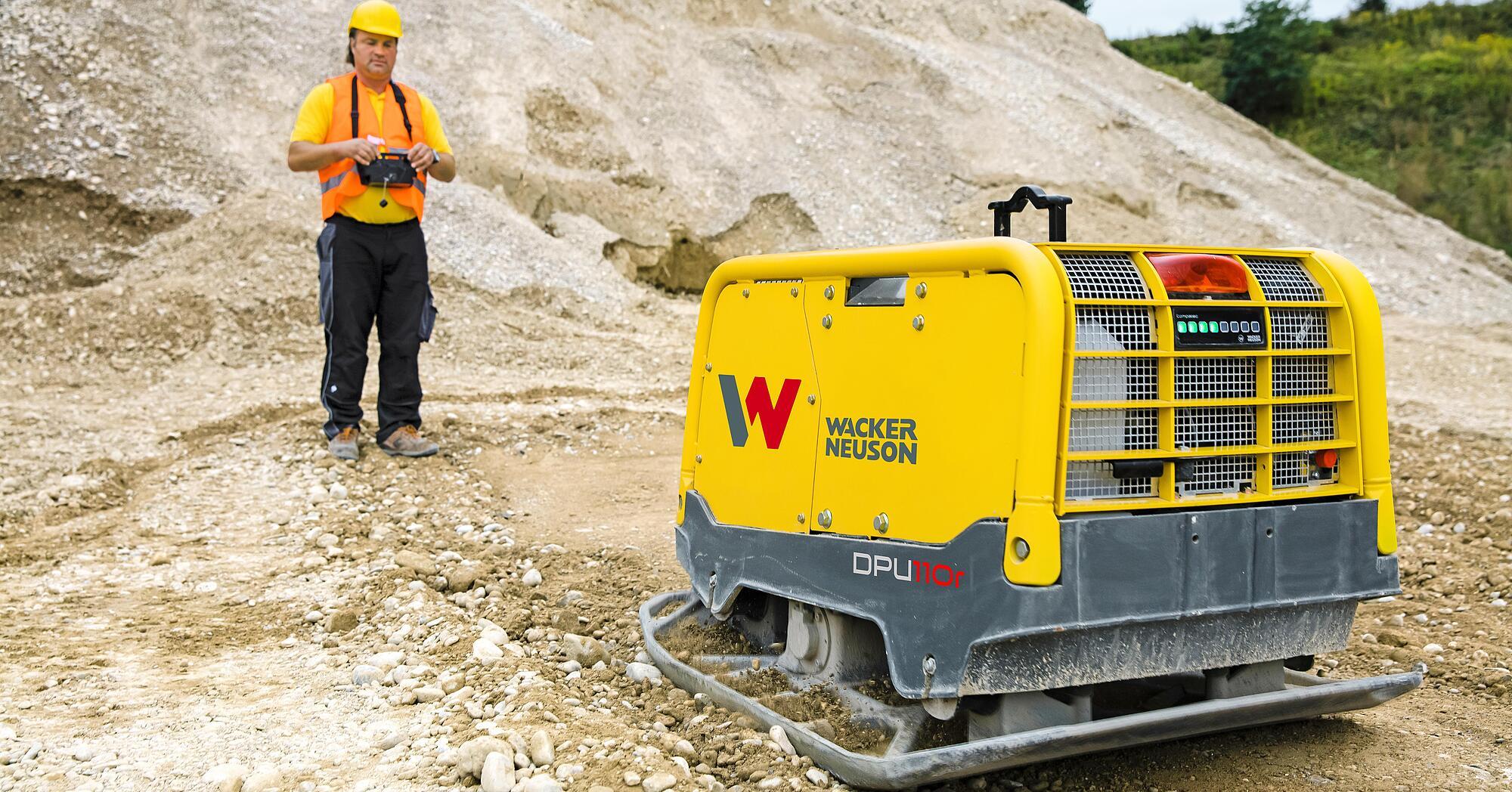Wacker Neuson: Obsluha vibračních desek | Wacker Neuson